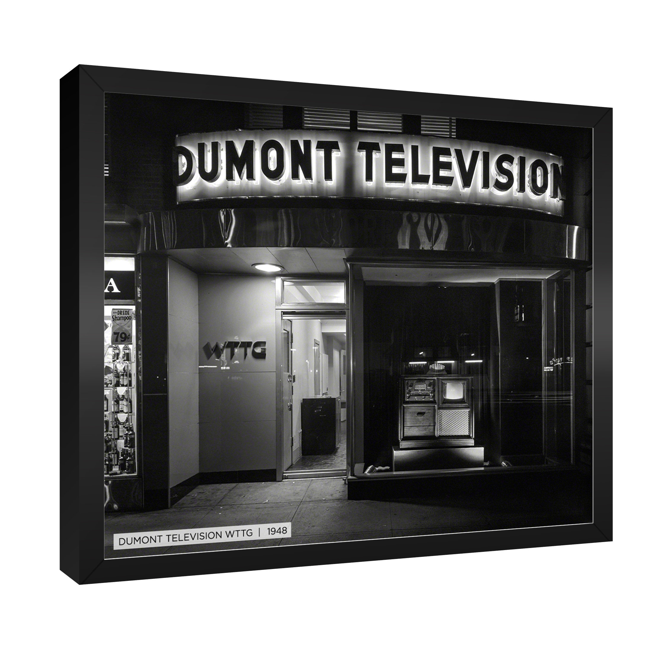 Winston Porter Washington D.C., Dumont Television WTTG 1948, Framed ...