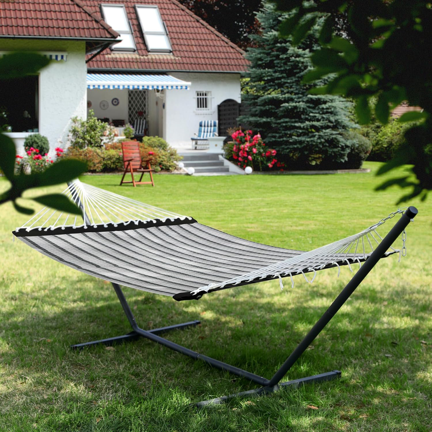 Arlmont & Co. 13 FT Quick Dry Textilene Hammock - Heavy Duty Outdoor ...
