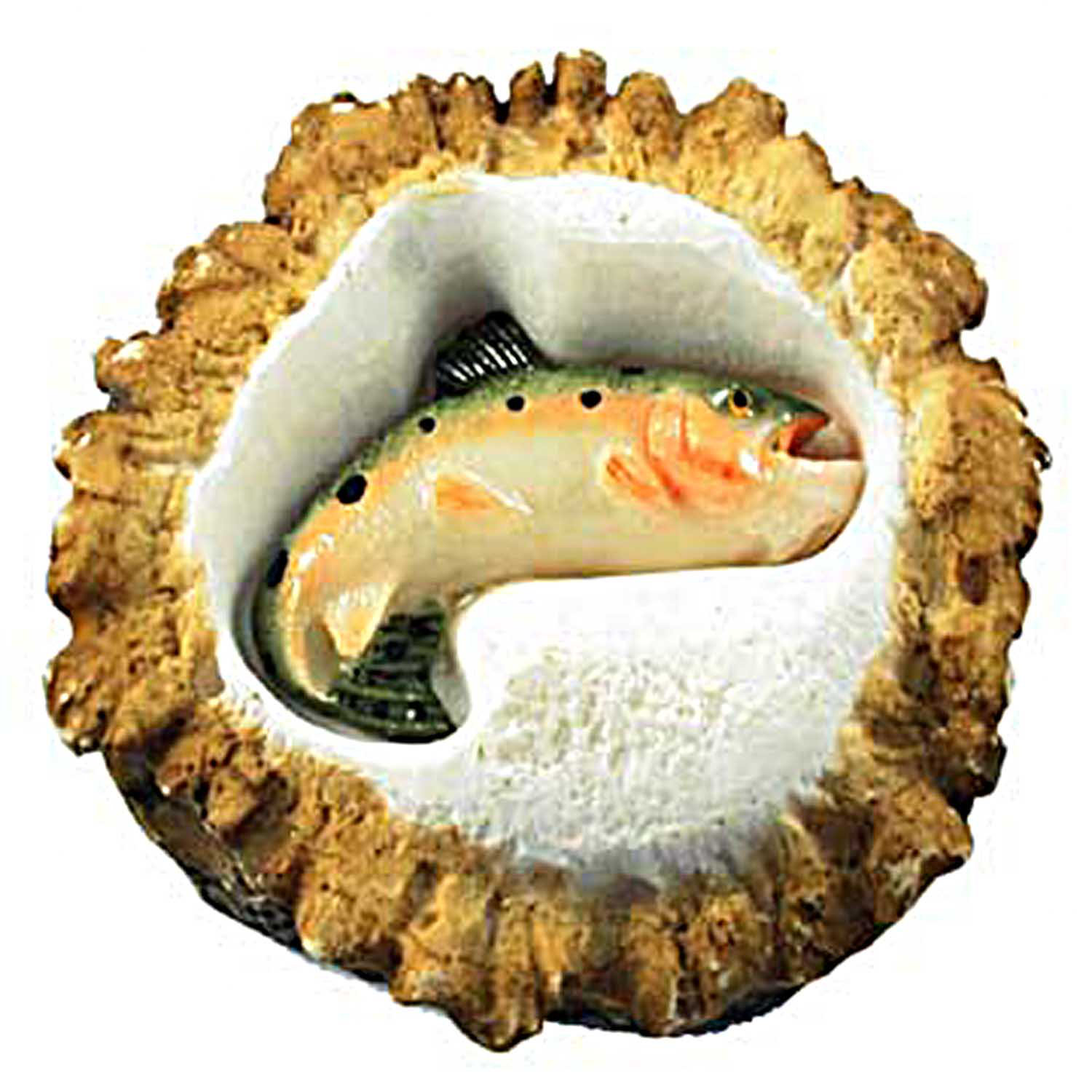 Sierra Lifestyles Oversized Wildlife Wilderness Fish Knob | Wayfair