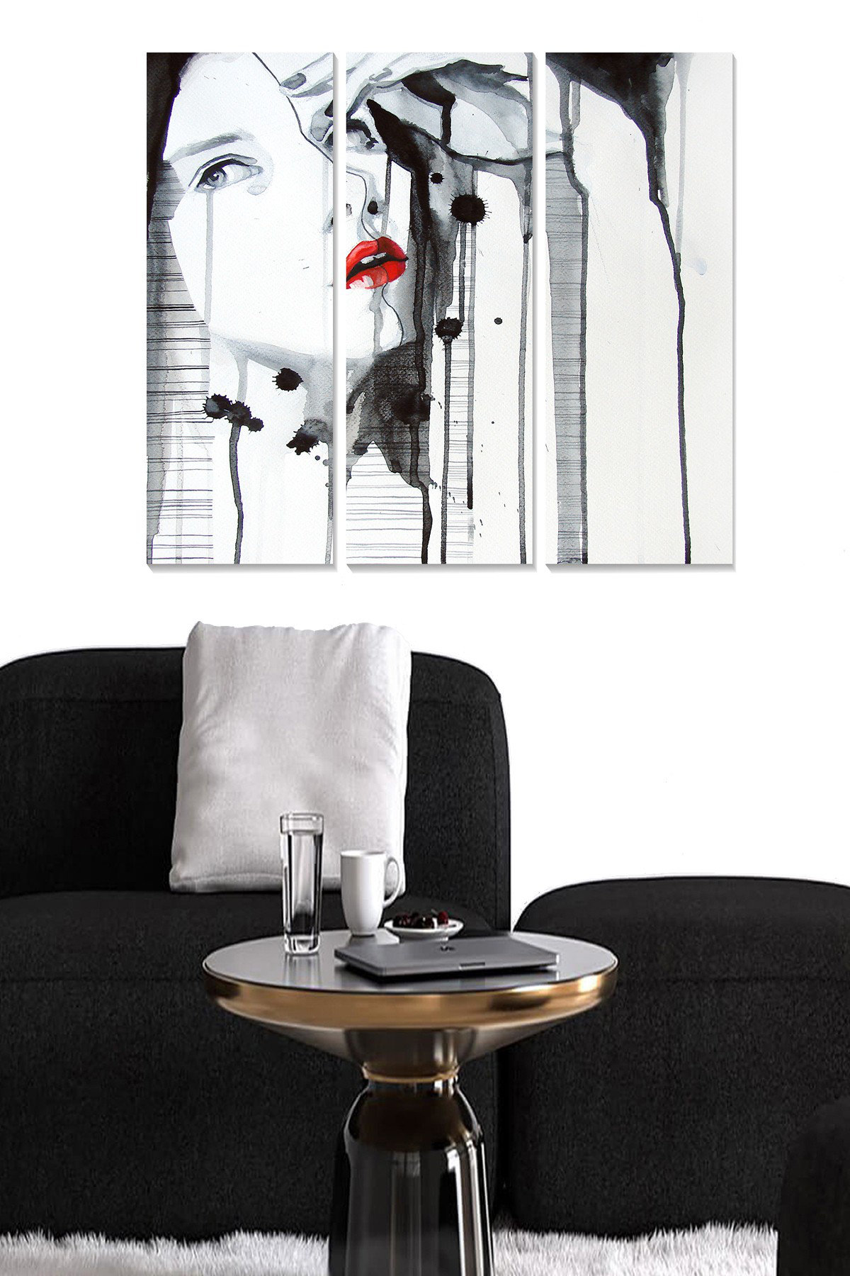 East Urban Home 3 Piece Wrapped Canvas Painting Set | Wayfair