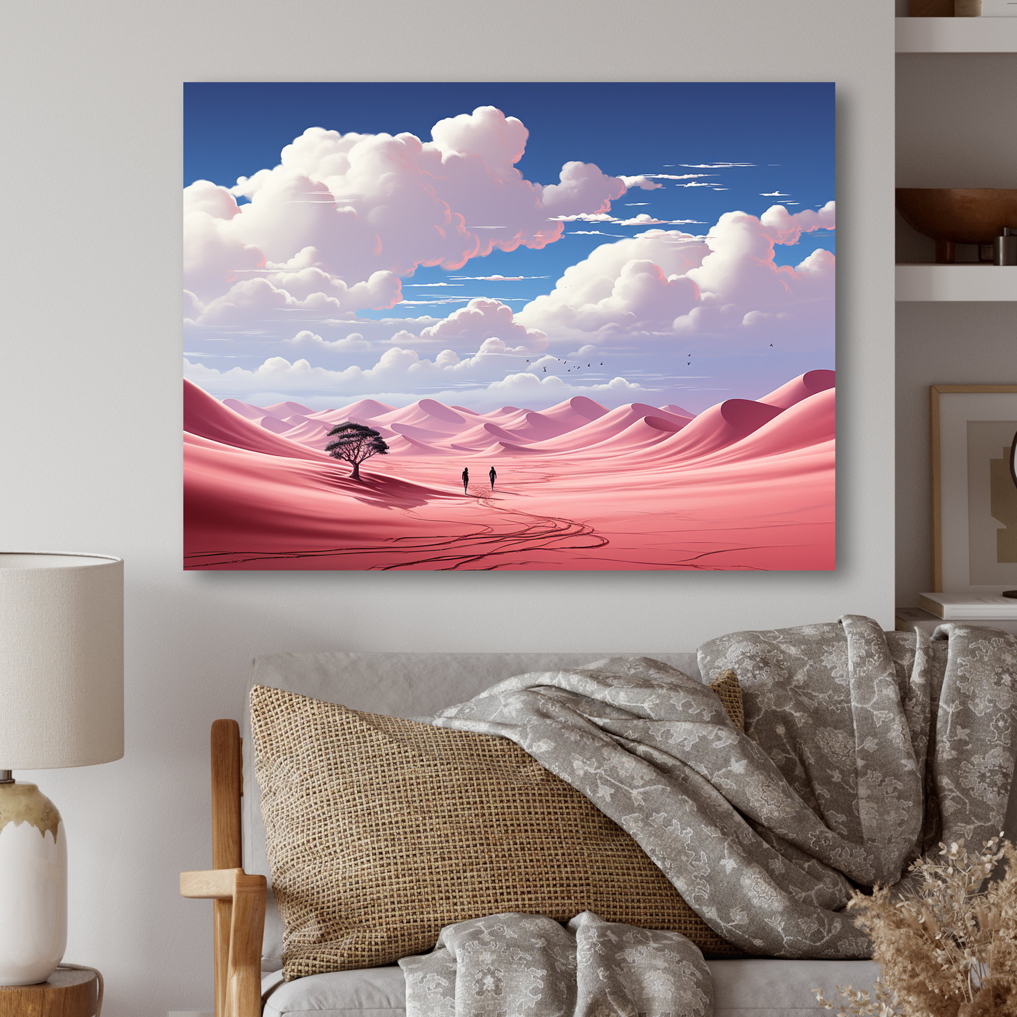 Lark Manor™ Desert Twilight Traverse - Space Landscapes Metal Wall Art ...