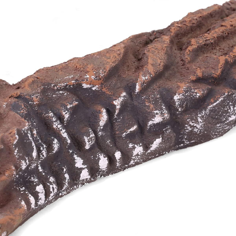 G & R PLUMBING ENTERPRISES, INC. 10-Piece Fireplace Logs Ceramic Logs ...