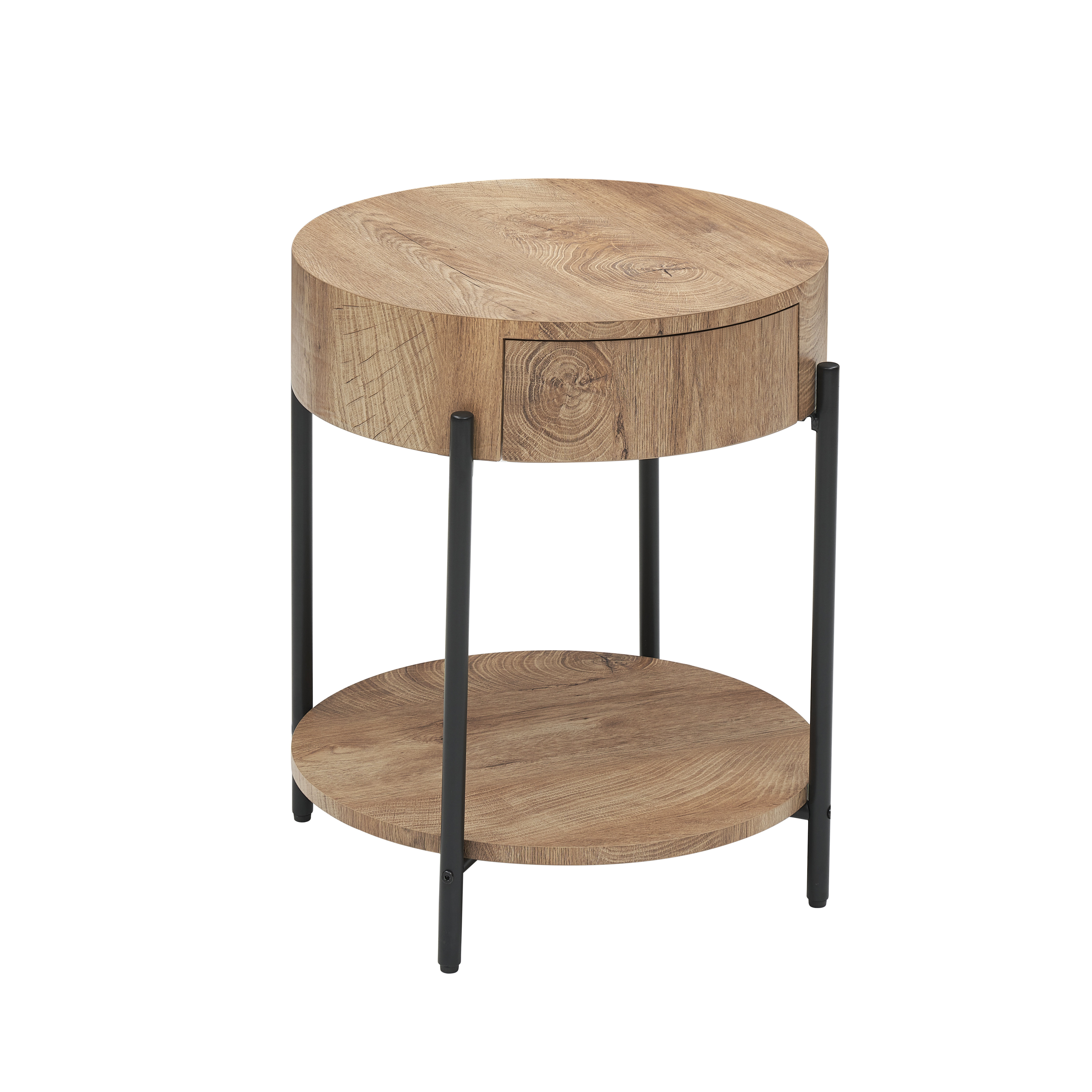 Millwood Pines Deloris Four Leg End Table with Storage | Wayfair