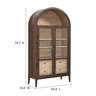 Modway Nolan 74" Tall Arched Storage Display Cabinet & Reviews | Wayfair