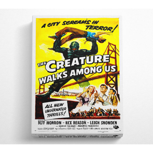 Happy Larry Creature Walks Among Us Poster 1 - Print | Wayfair.co.uk