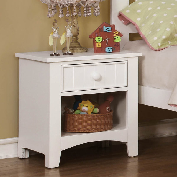 Three Posts™ Baby & Kids Amiya 1 Drawer Nightstand & Reviews | Wayfair