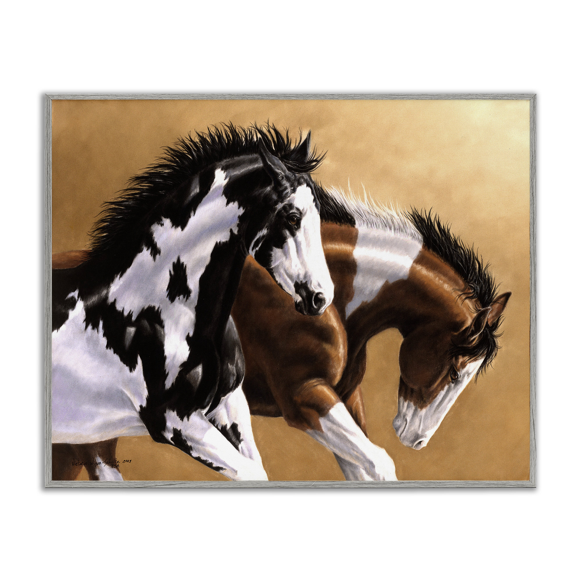 Stupell Industries Wild & Free Mares Art by Victoria Schultz | Wayfair