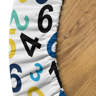 East Urban Home Numbers Pattern Fitted Round Tablecloth Blue Yellow and ...