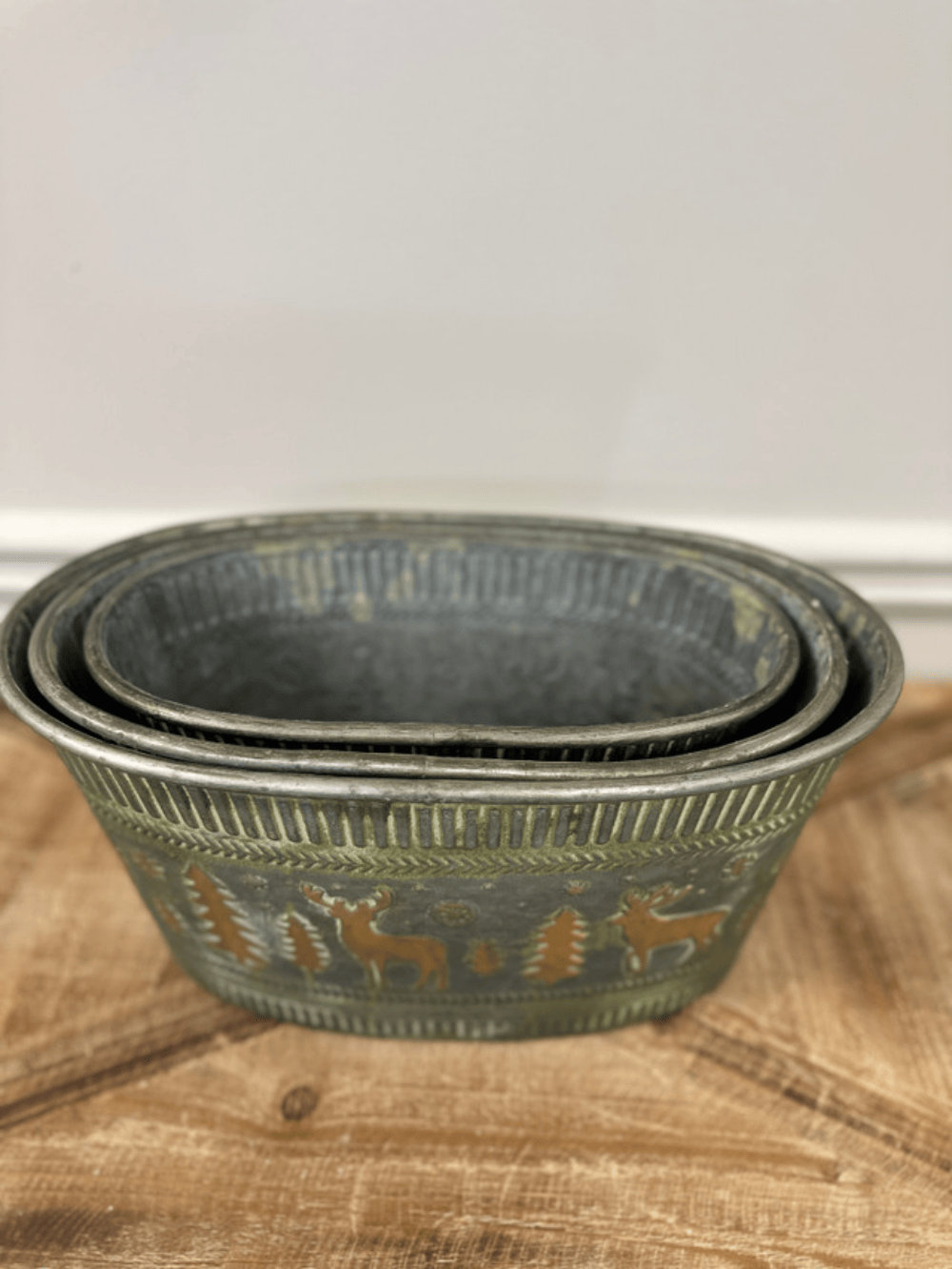 Loon Peak 3 Piece Metal Bucket Set - Wayfair Canada