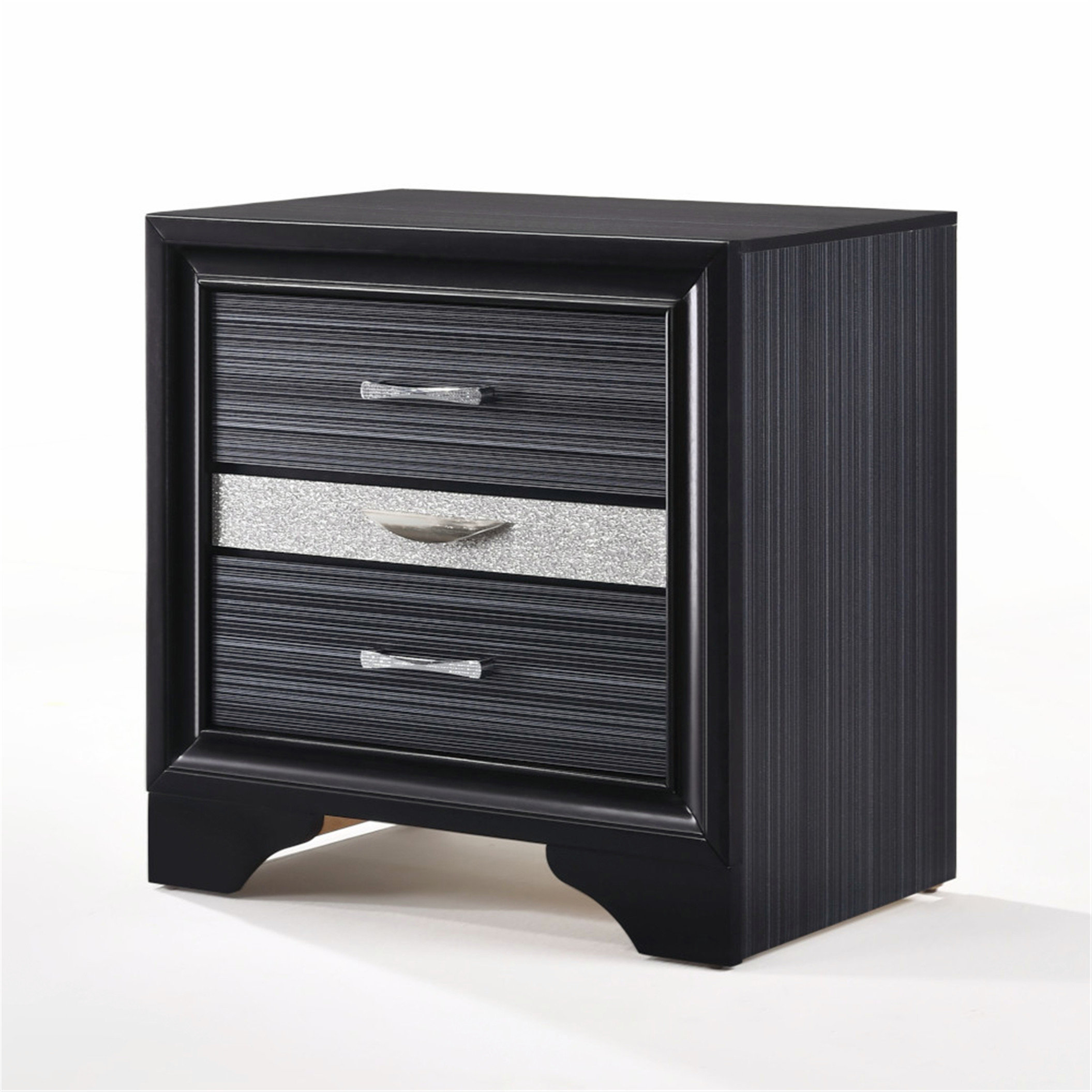 Lark Manor™ Chic Nightstand with Spacious Storage and Jewelry Drawer ...