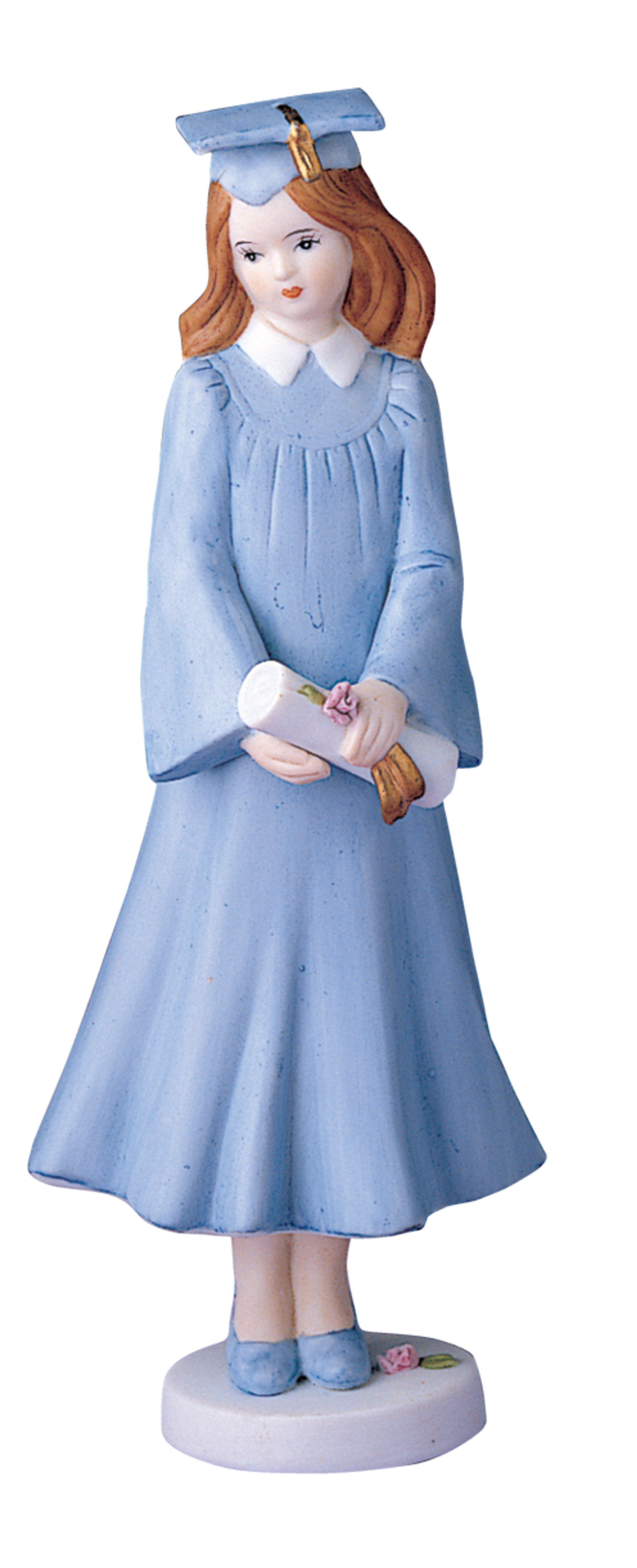 enesco Growing Up Girls Blonde Graduate Figurine 7.25in H | Wayfair