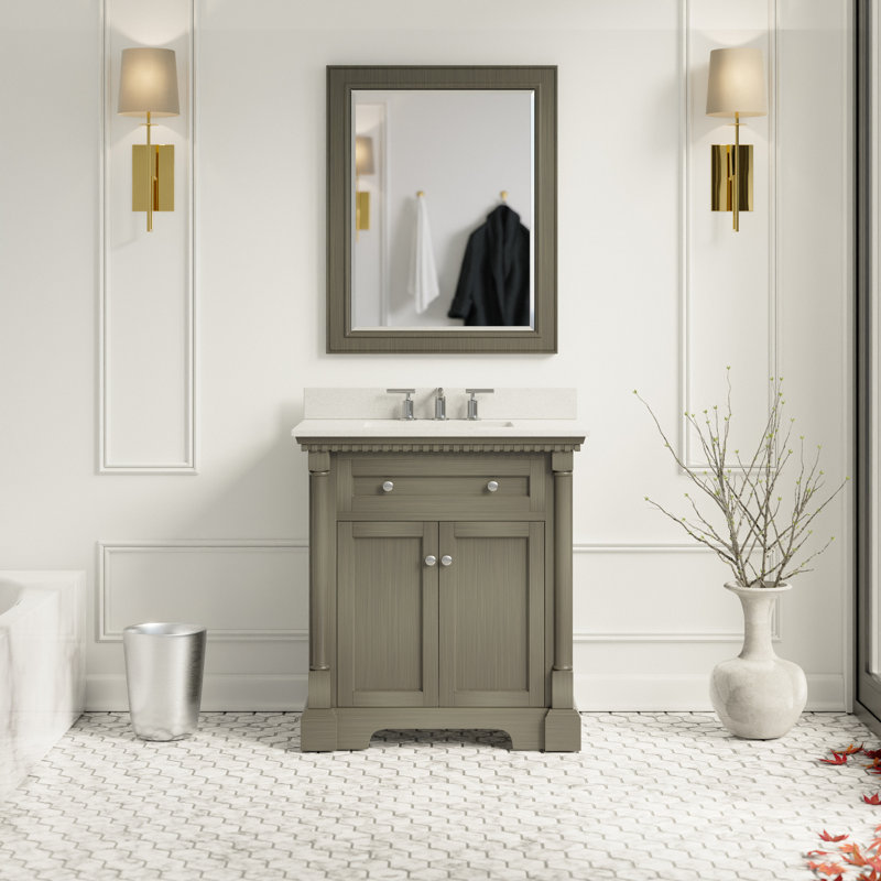 Three Posts™ Fossen 30" Single Bathroom Vanity "& Reviews" | Wayfair