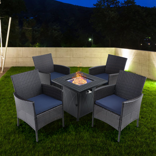 Firepit Patio Dining Sets You'll Love | Wayfair