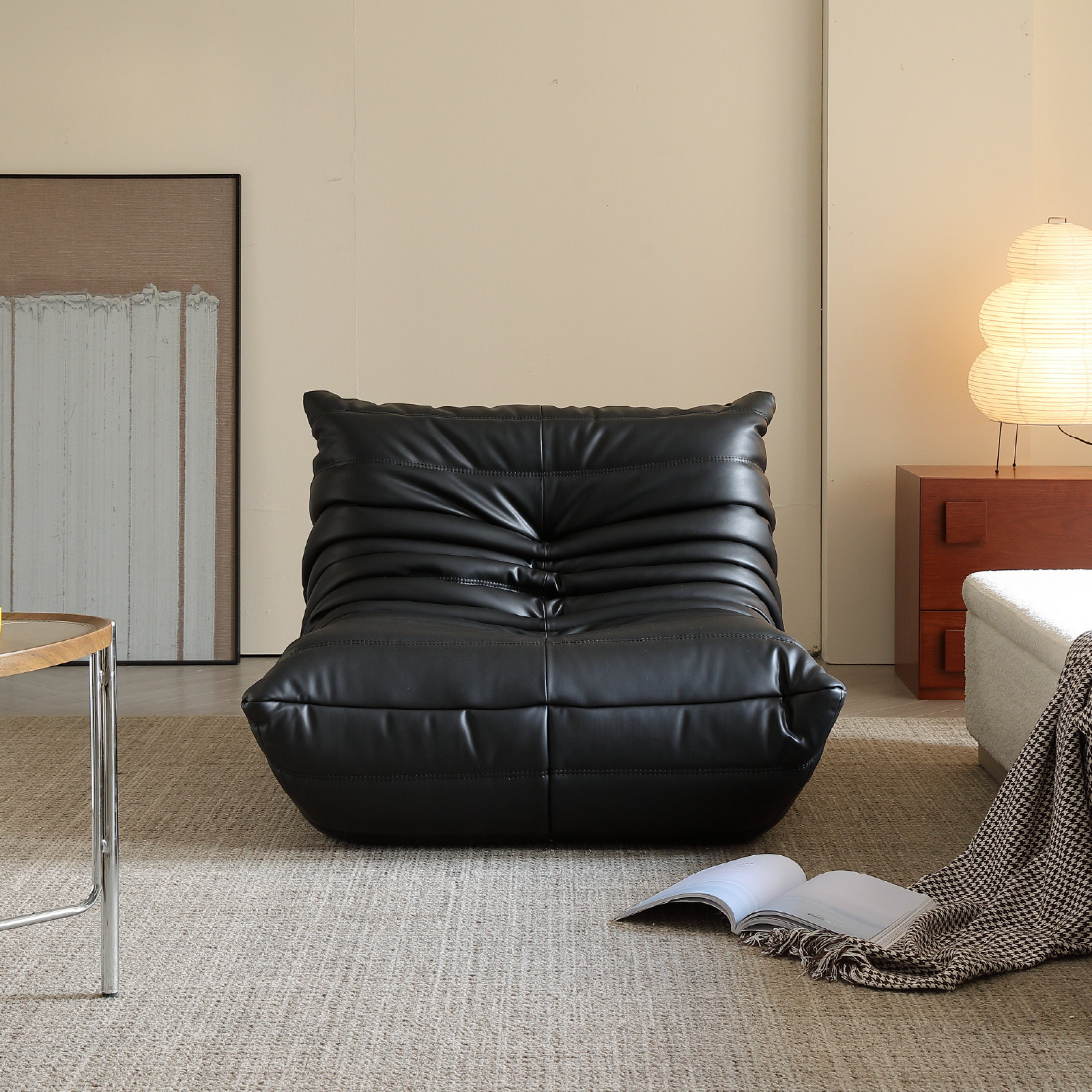 Viv + Rae™ McCullen Armless Bean Bag Sofa, Bean Bag Chairs,Soft Armless ...