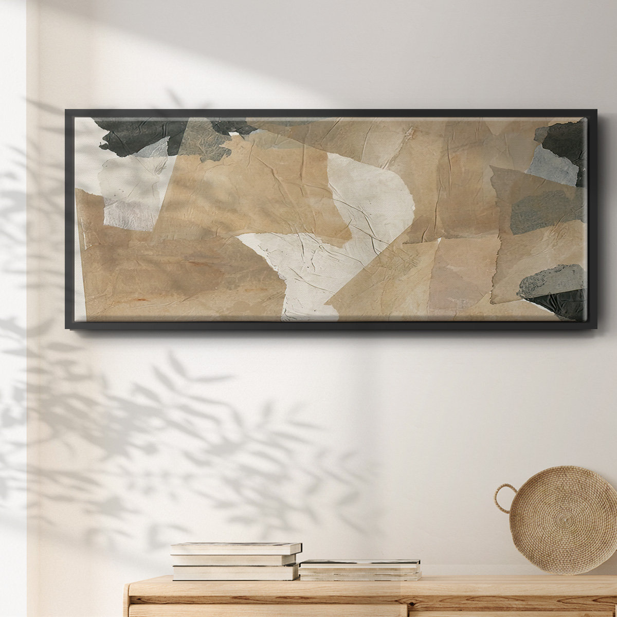 Wexford Home Paper Blur IV - Framed Canvas | Wayfair