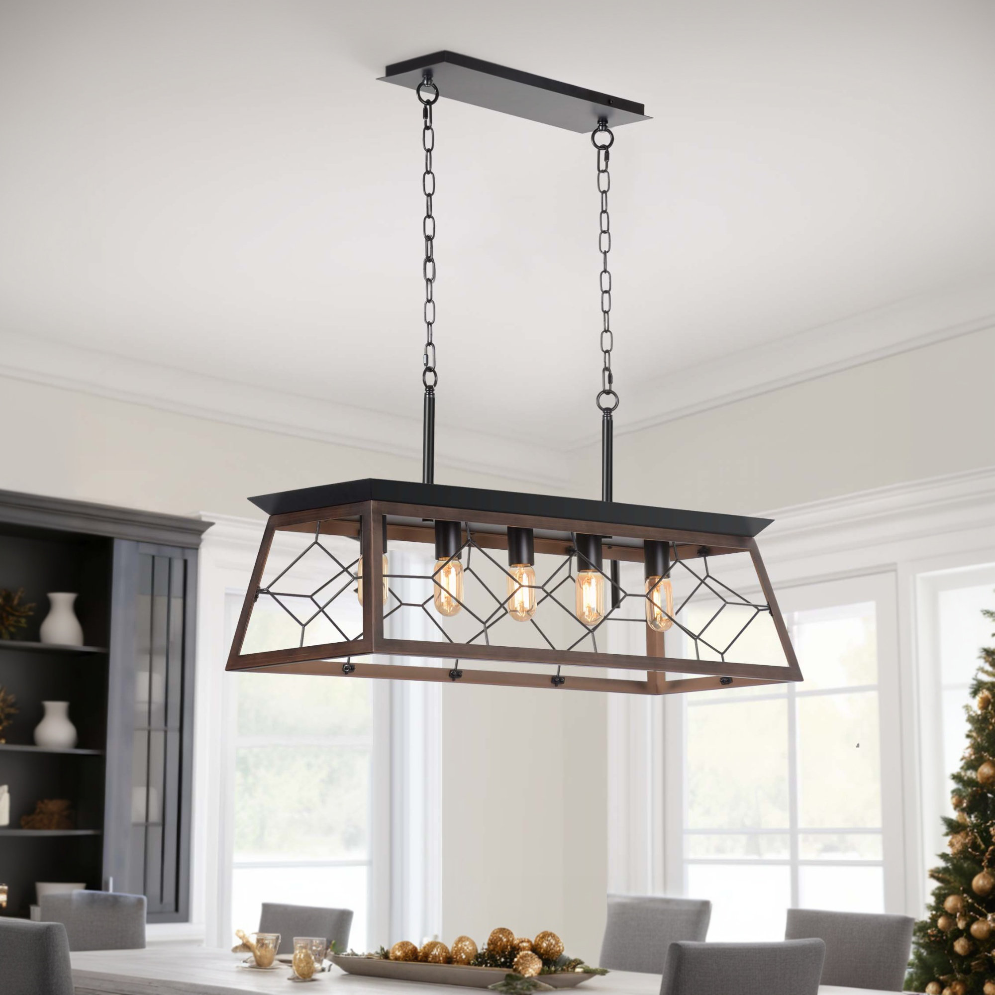 17 Stories 5-Light Pendant Lights Island Fixture | Wayfair