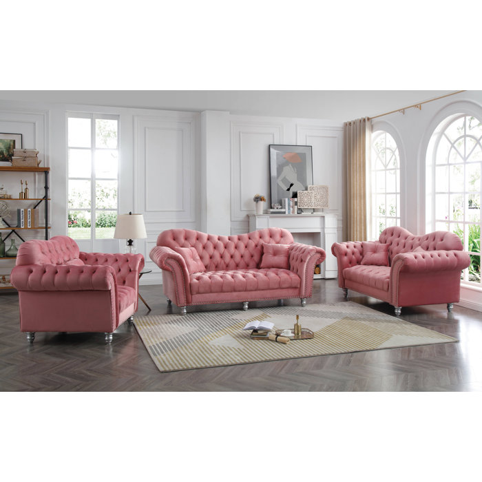 Rosdorf Park Hinnerk 3 - Piece Living Room Set | Wayfair
