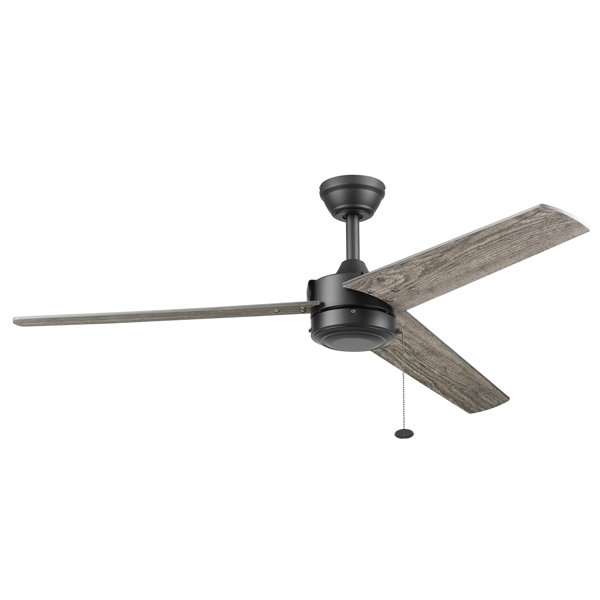Latitude Run® 52" Bjarke 3 Blade Indoor / Outdoor damp rated Ceiling ...