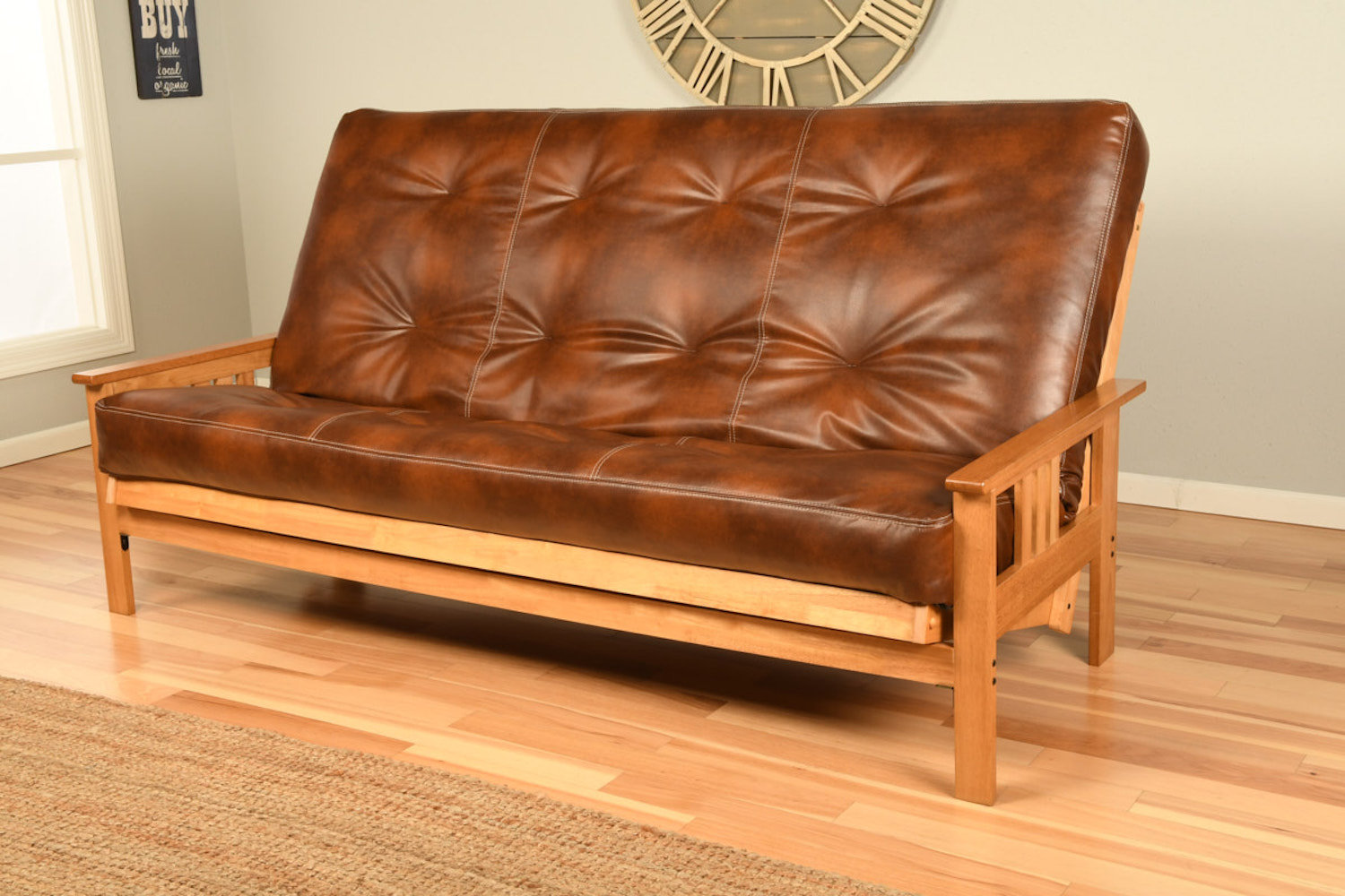 The Twillery Co.® Stratford 86" Queen Futon and Mattress & Reviews ...