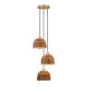Bay Isle Home™ 3-light Cluster Natural Rattan Woven Shaded Pendant ...