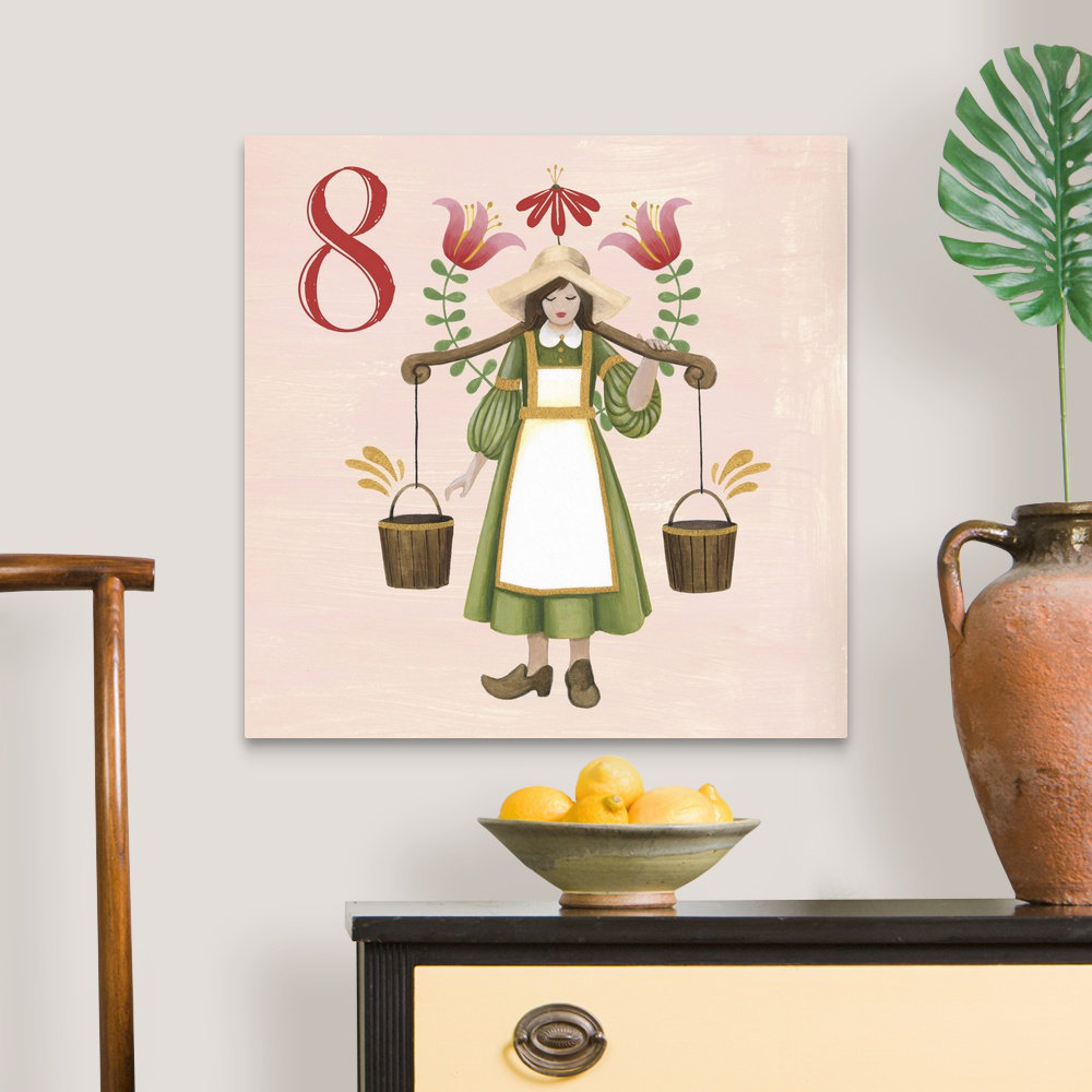 The Holiday Aisle® Twelve Days VIII by Grace Popp - Painting Print on ...