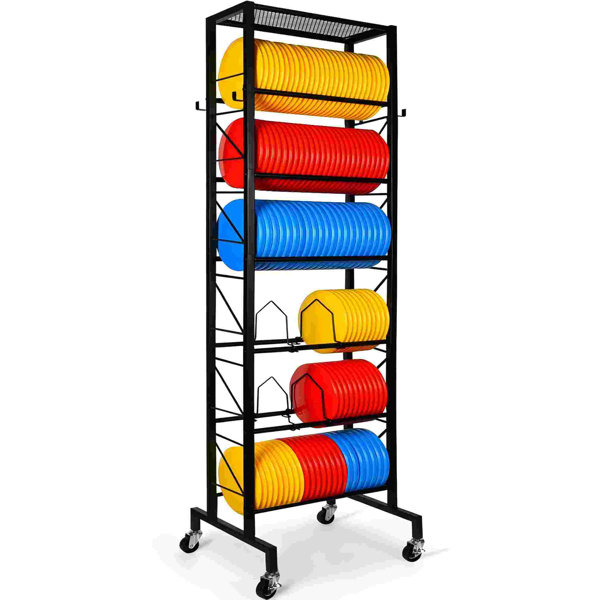 WFX Utility™ Disc Golf Storage, 6-Tier Disc Golf Rack,Black | Wayfair