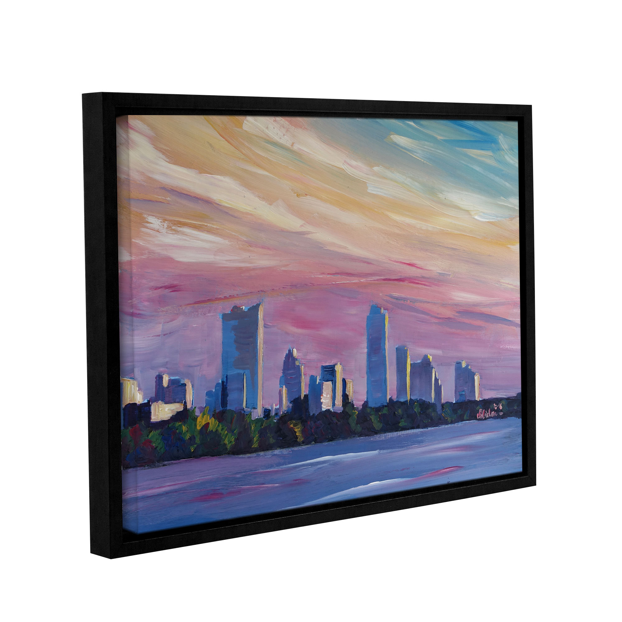 Wrought Studio Astonishing Austin Texas Skyline at Dusk by Markus and ...