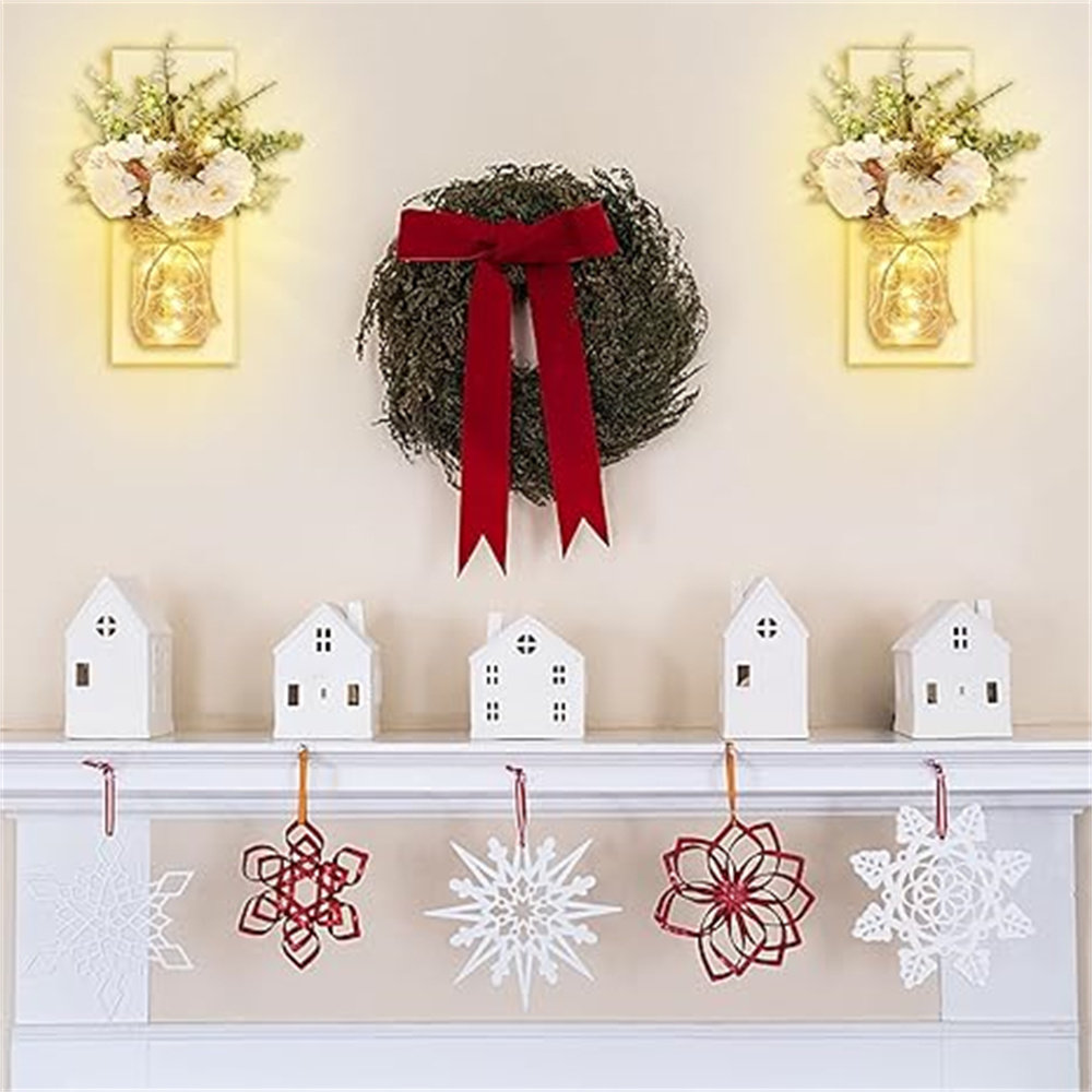 The Holiday Aisle® ?Rustic Wall Sconces Mason Jar Sconces Handmade Wall ...