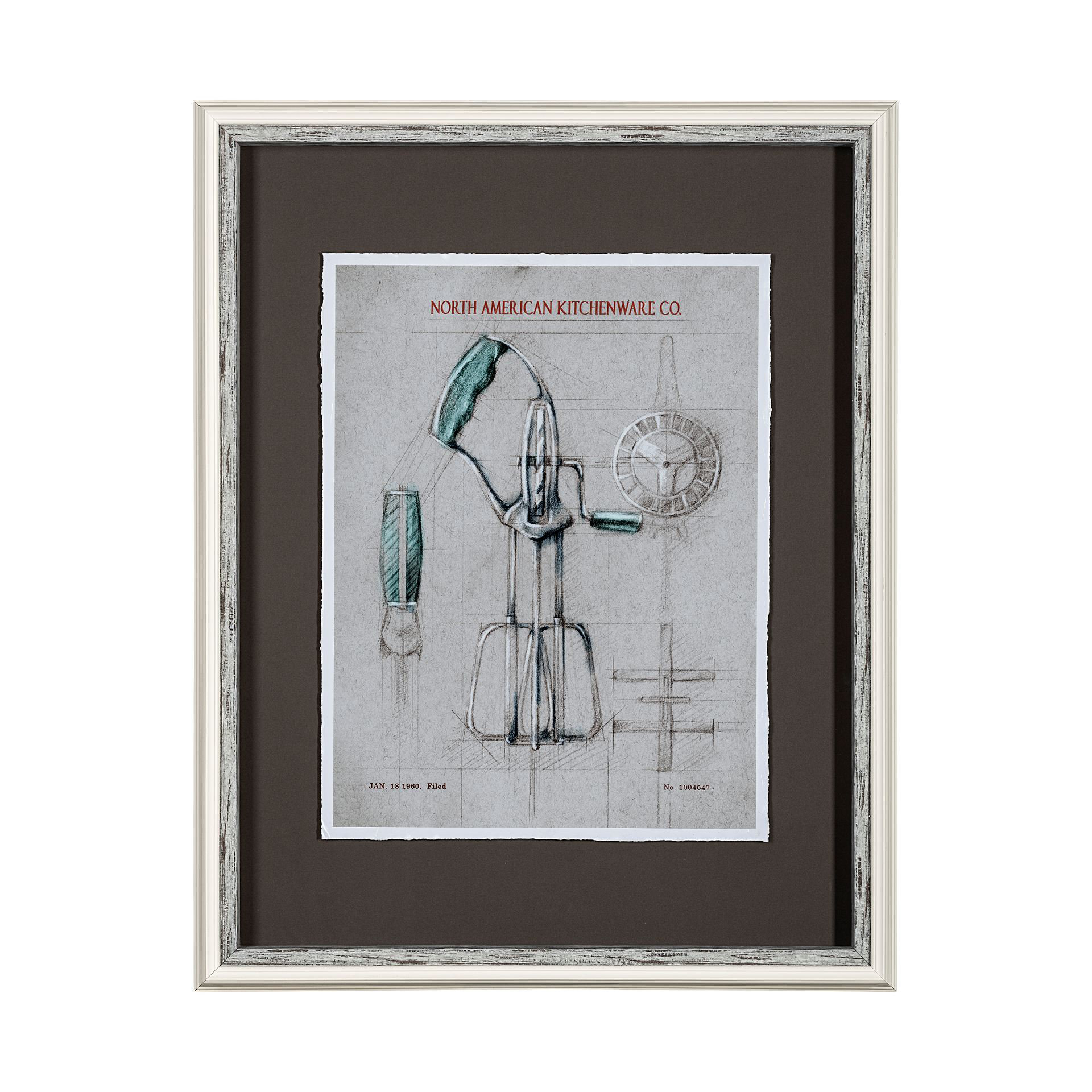 Williston Forge Egg Beater II Framed On Paper Print | Wayfair