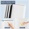 Pirecart Step Trash Can, Stainless Steel Garbage Bin, Soft-Close ...