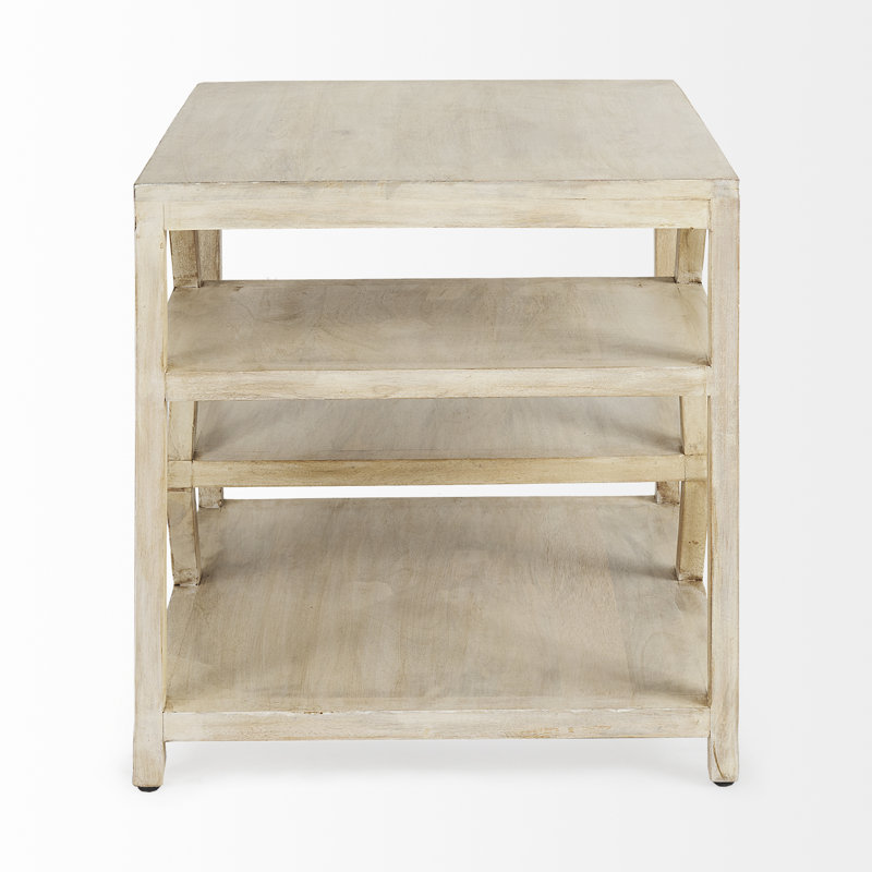 Foundry Select Solid Wood 4 Legs End Table | Wayfair