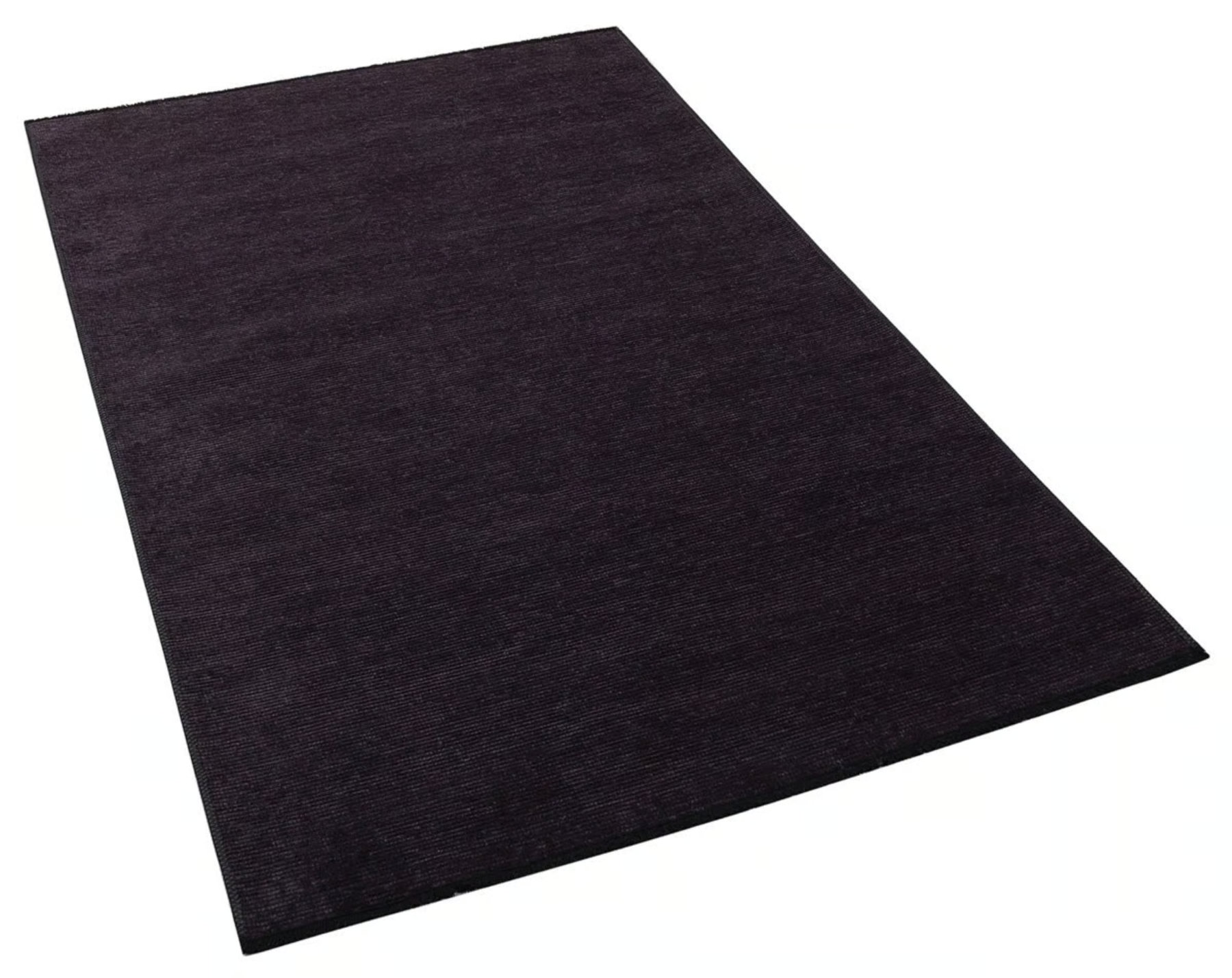 Latitude Run® Organic Antiallergic Black Color Carpet No Pattern And ...