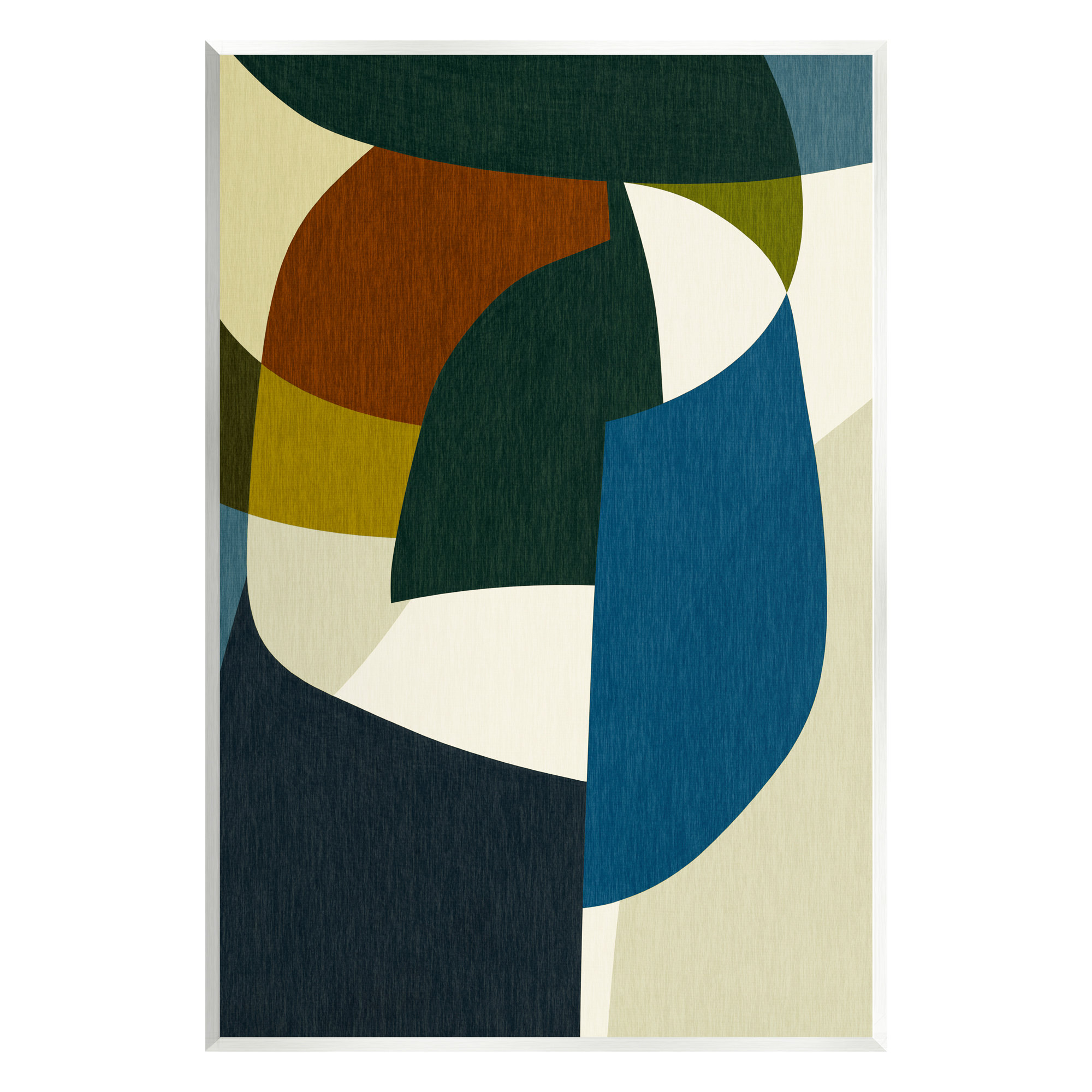Stupell Industries Asymmetrical Geometric Shapes Wall Plaque Art by ...