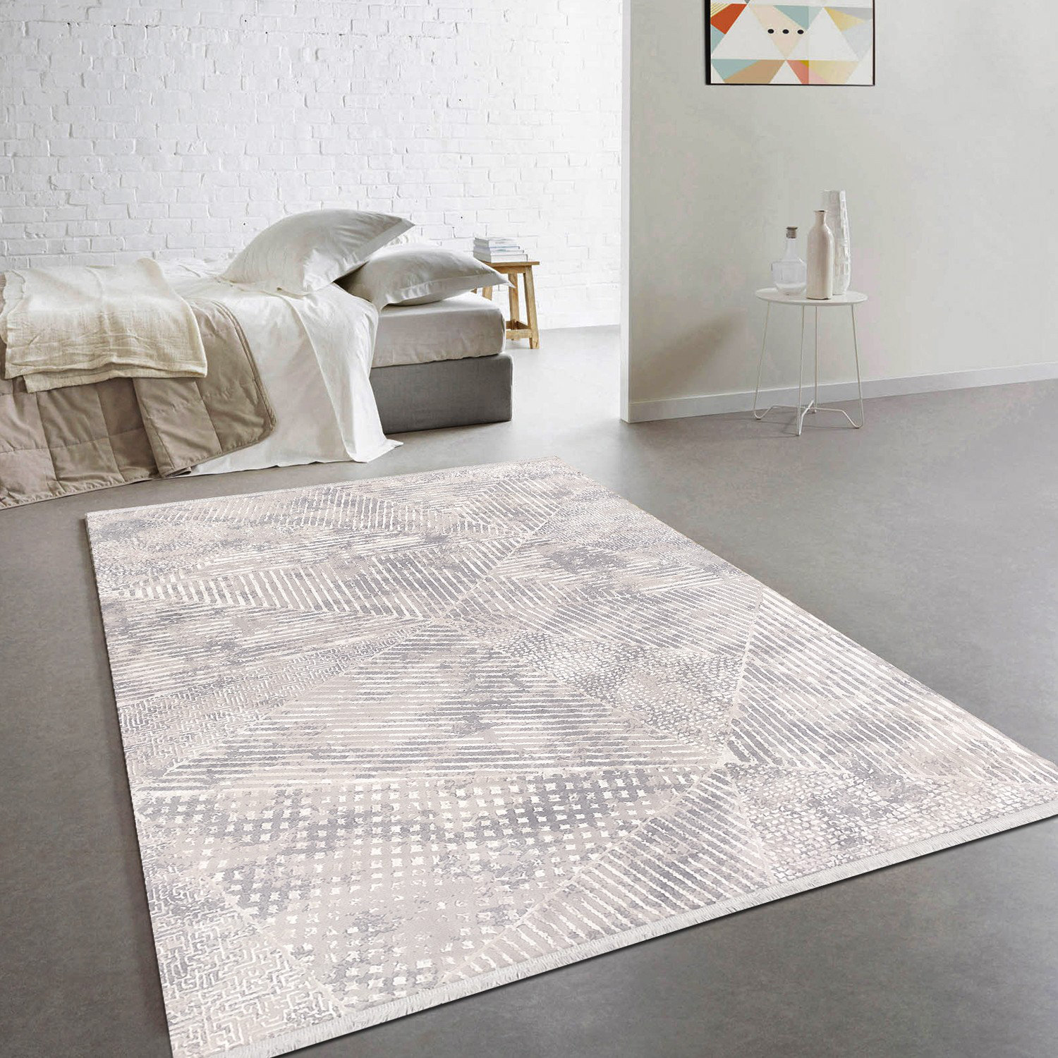 East Urban Home Wrigley Machine Made Flatweave Polypropylene Area Rug ...
