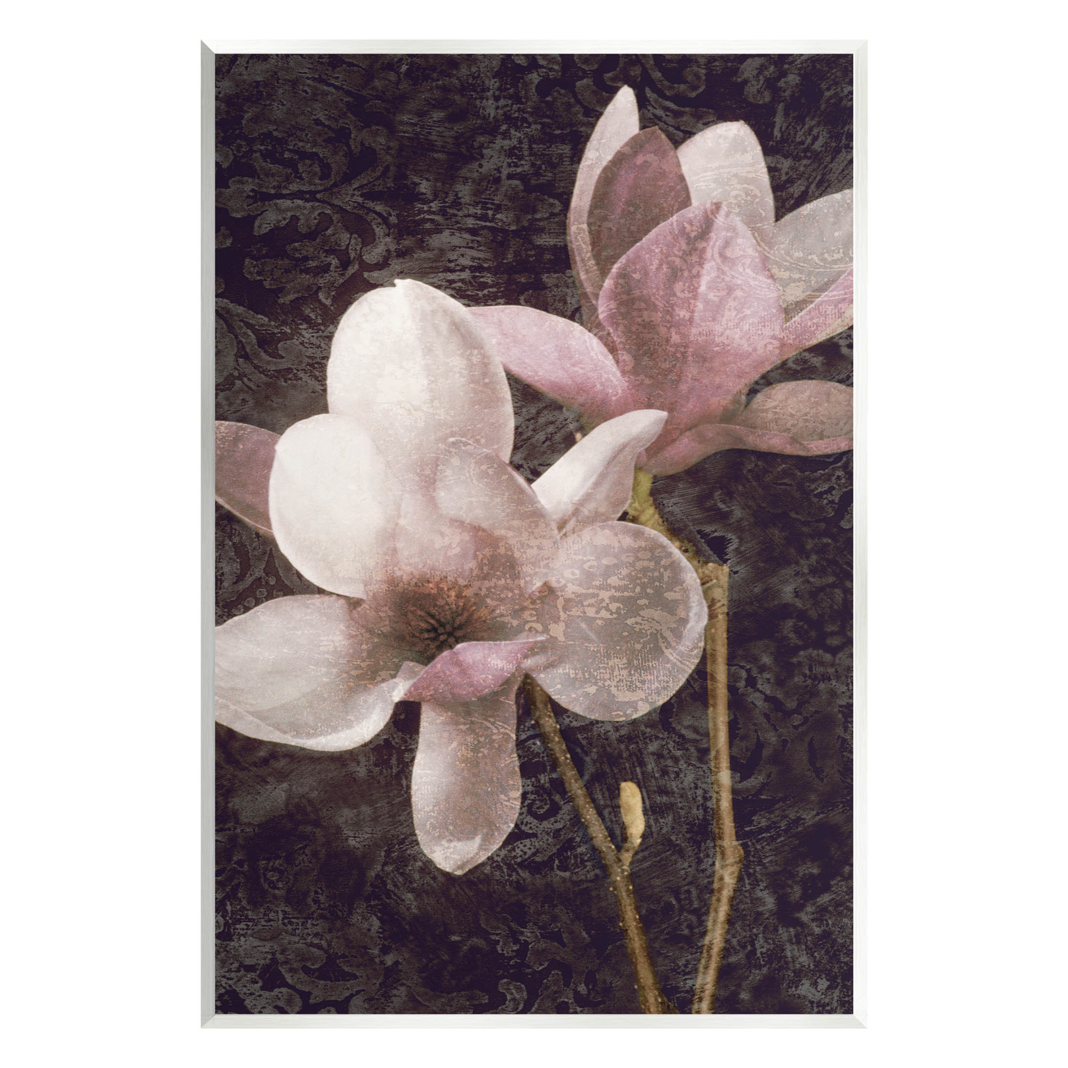 Winston Porter " Pink Vintage Patterned Orchid " by John Seba | Wayfair