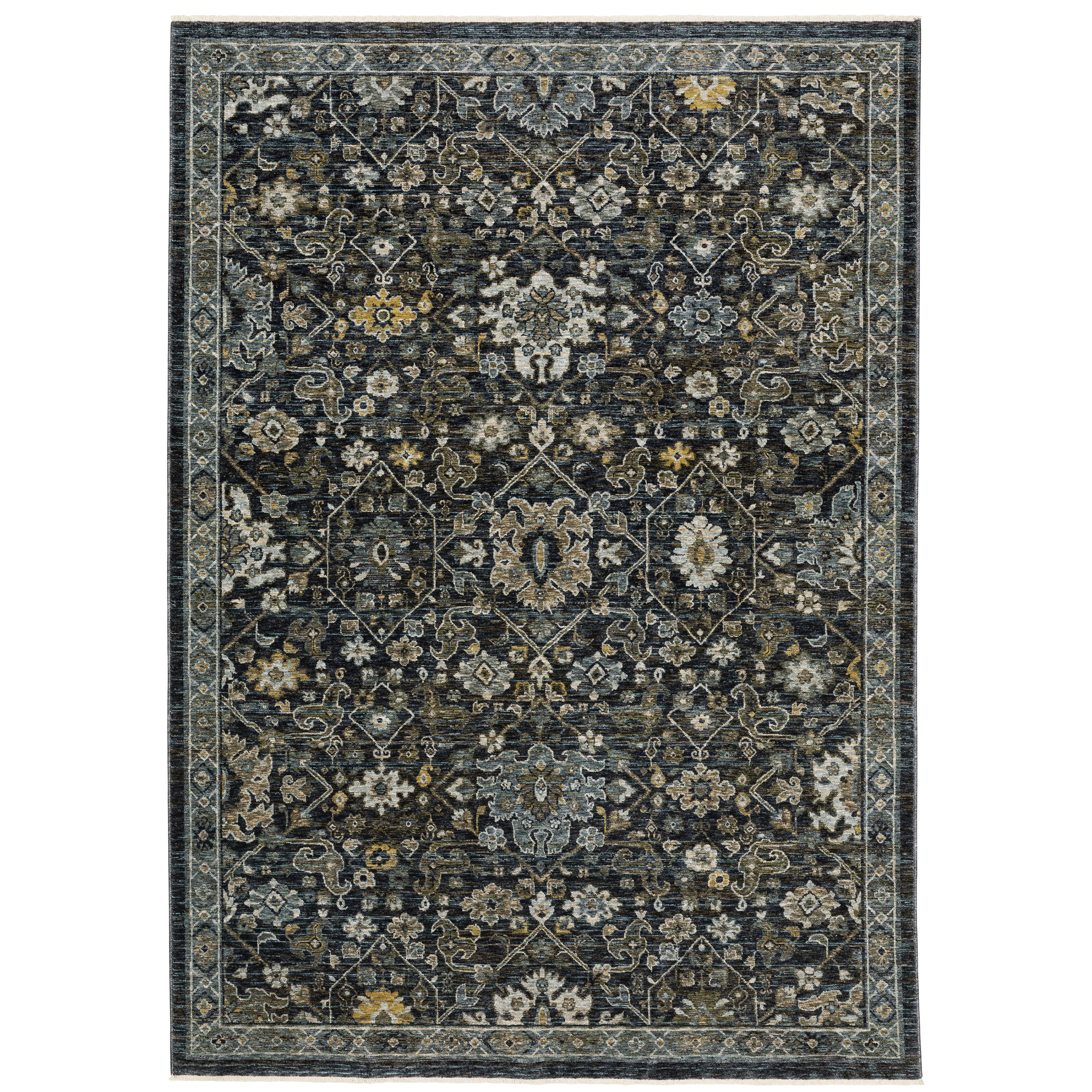 Langley Street® Hovis Blue/Light Blue Area Rug & Reviews | Wayfair