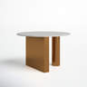 Joss & Main Hemlock Tatyana Marble Dining Table | Wayfair