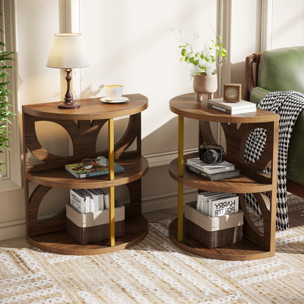 Red Barrel Studio® Daydrian 3-Tier End Table Set | Wayfair
