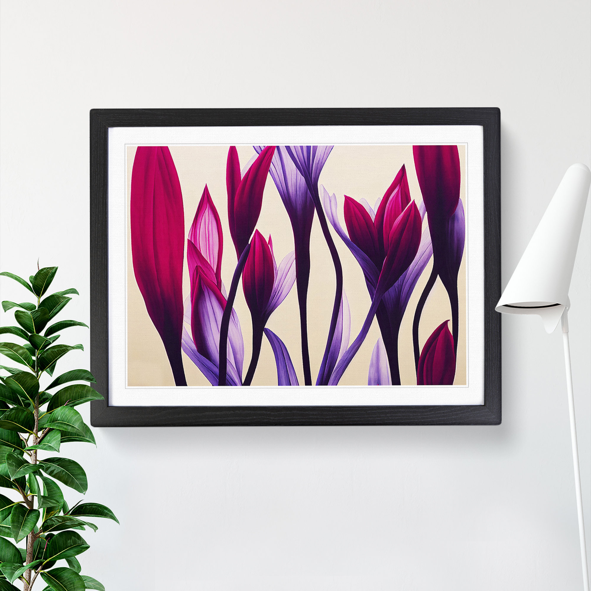 17 Stories Sublime Flowers - Picture Frame Graphic Art | Wayfair.co.uk