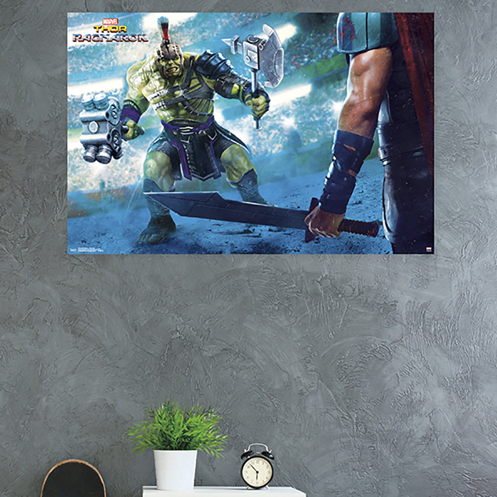 Trends International Thor: Ragnarok - Arena Hulk Paper Print - Wayfair ...