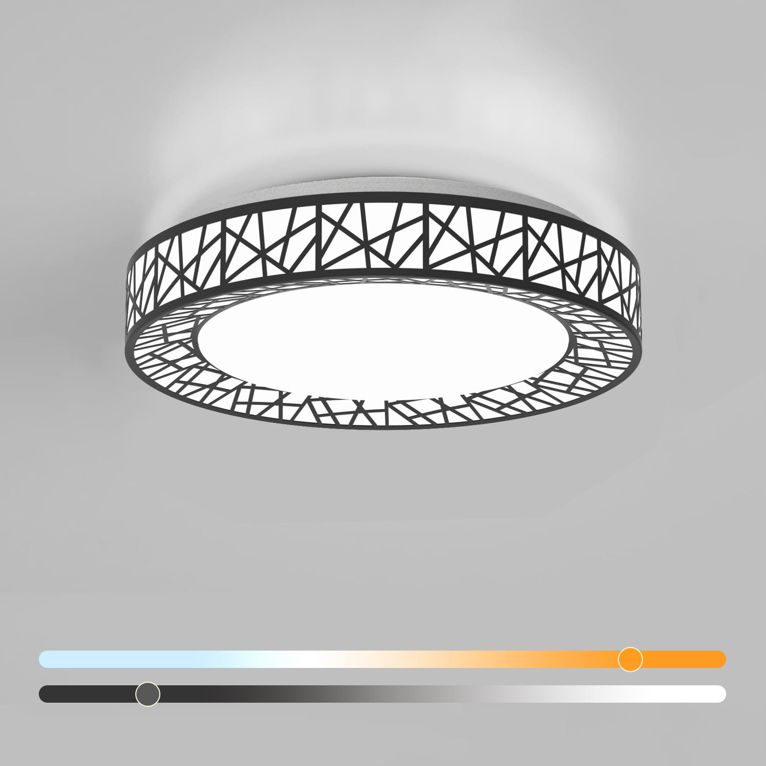 COHLU 14 Inch Flush Mount Ceiling Light, Dimmable LED Ceiling Light ...