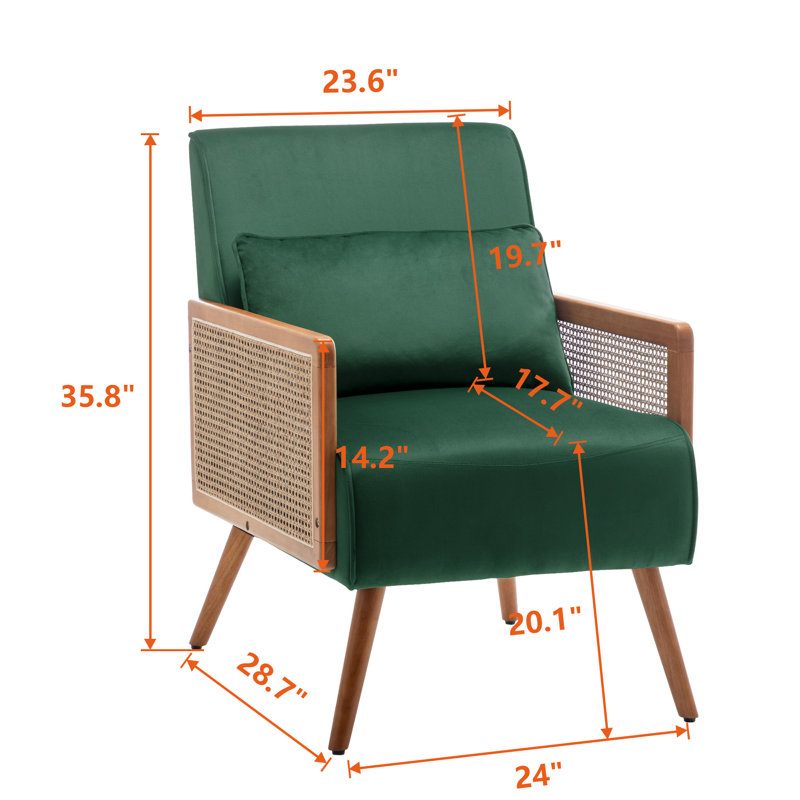 Bay Isle Home™ Abele 24'' Wide Armchair | Wayfair