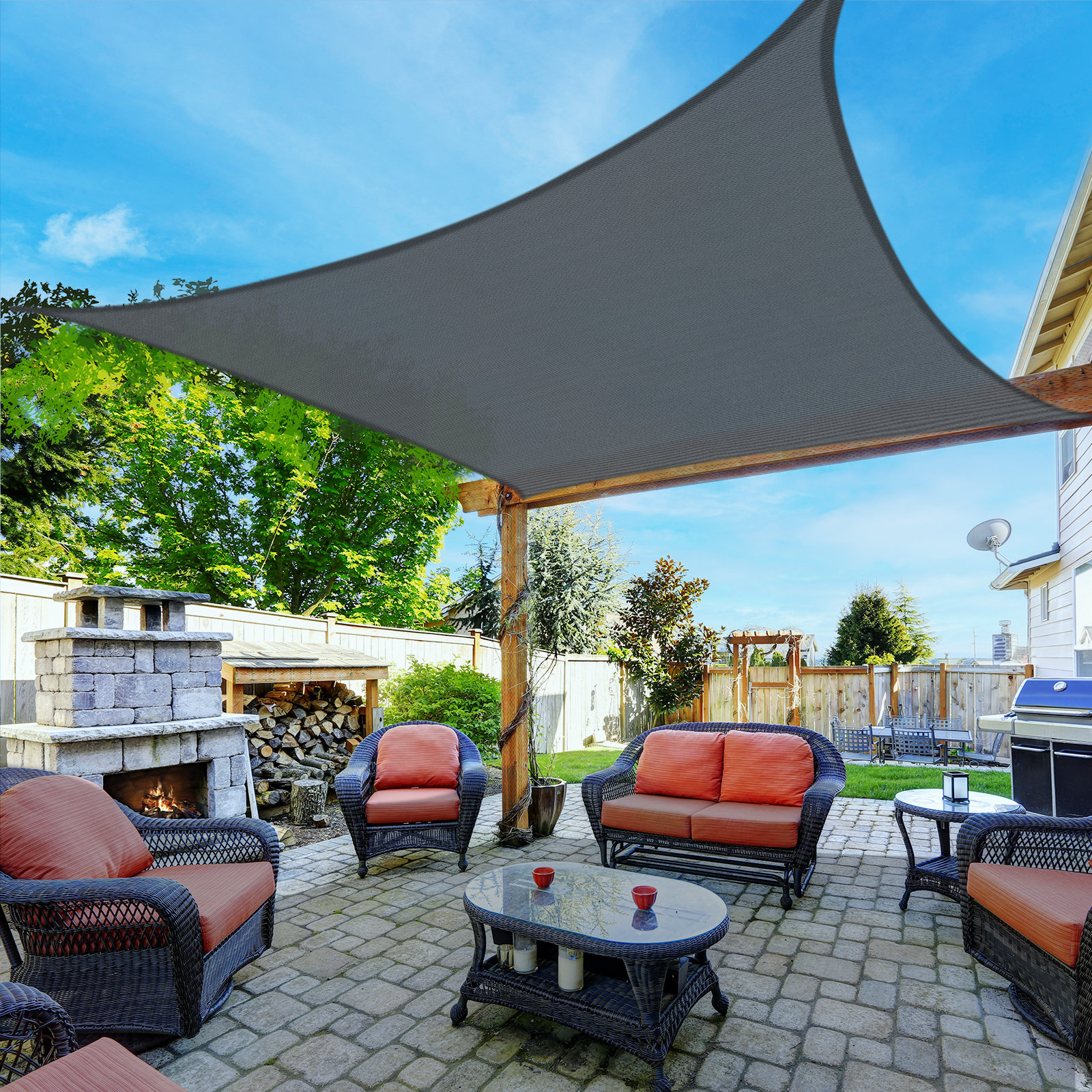LOVE STORY 12' x 12' Square Shade Sail | Wayfair