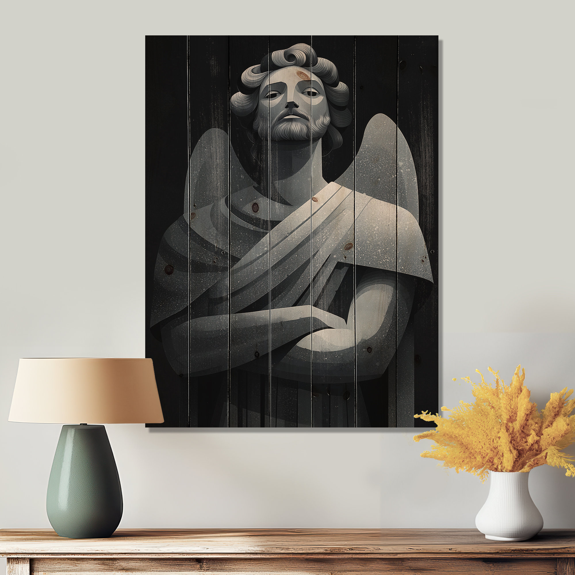 Ophelia & Co. Monochrome Religious Portrait Of God III - Religious ...