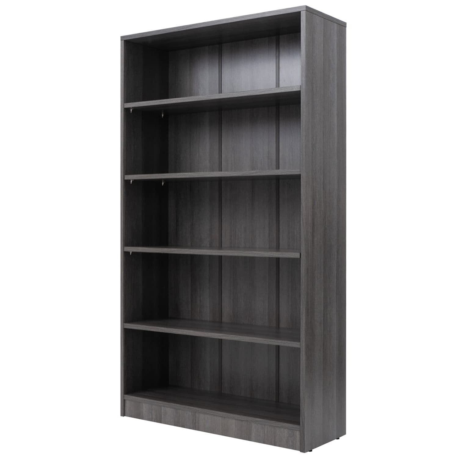 Latitude Run® 5-Shelf Wooden Freestanding Bookcase for Display. | Wayfair