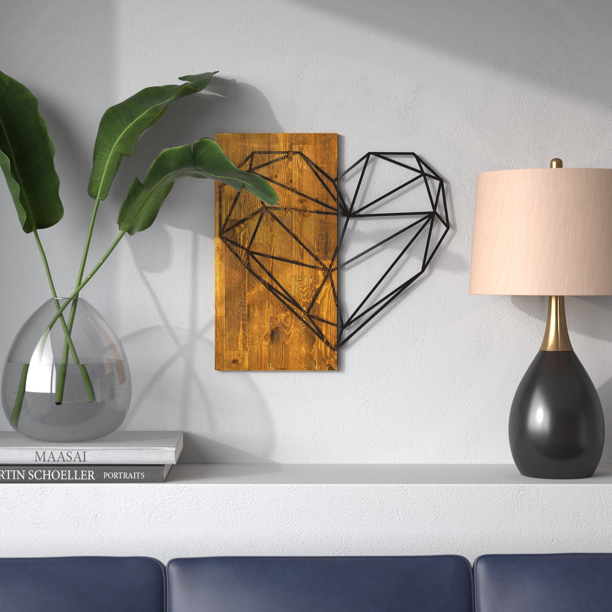East Urban Home Abstract Wall Decor on Solid Wood & Reviews - Wayfair ...