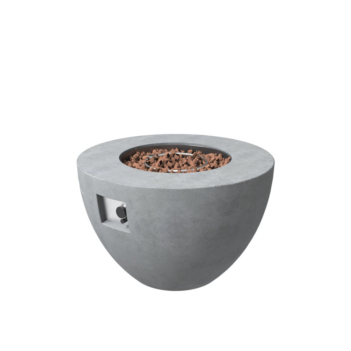 Latitude Run® Allandra 23.8'' H x 36'' W Magnesium Oxide Propane ...