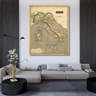 Williston Forge Thomson Gallery Wrapped Canvas Art Titled: Thomsons Map ...