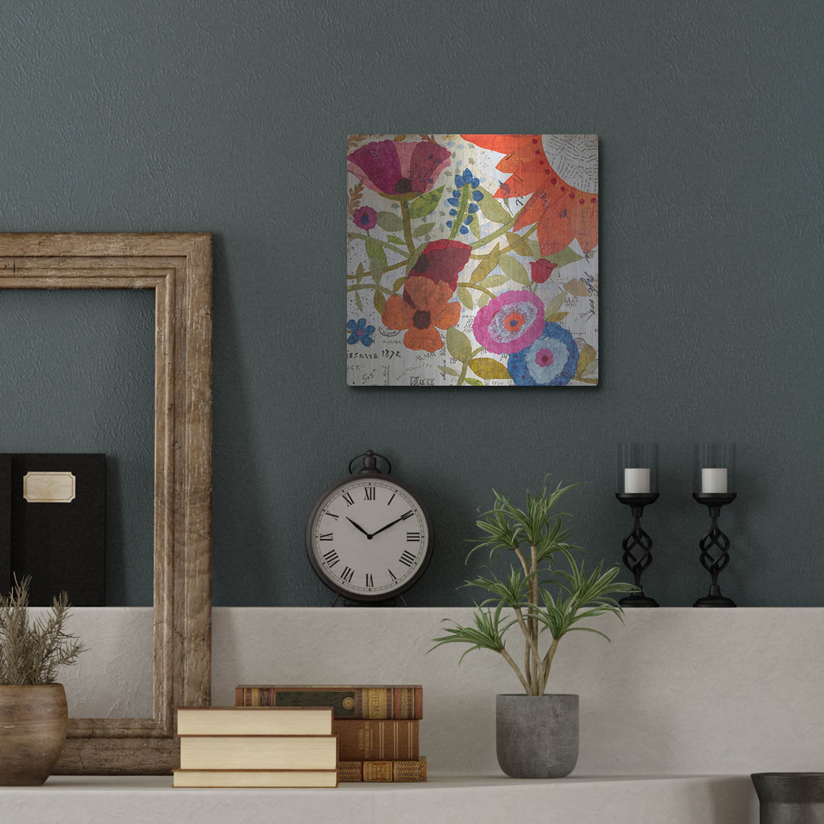 Winston Porter 'Paper Posies' by Jeri Hauth Metal Wall Art | Wayfair