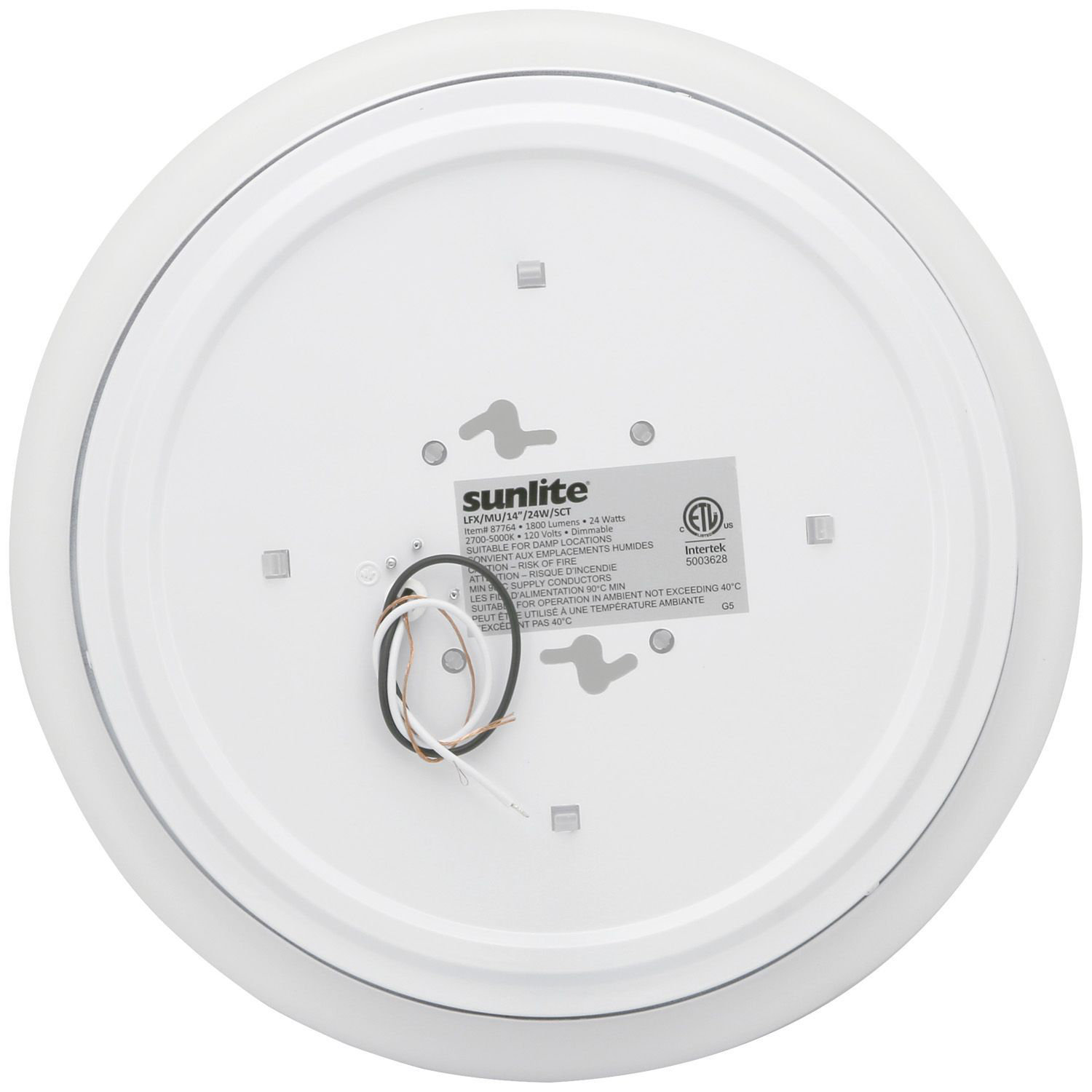 Sunlite LFX/MU/14"/24W/SCT LED Mushroom Fixture 27K/30K/35K/40K/50K ...